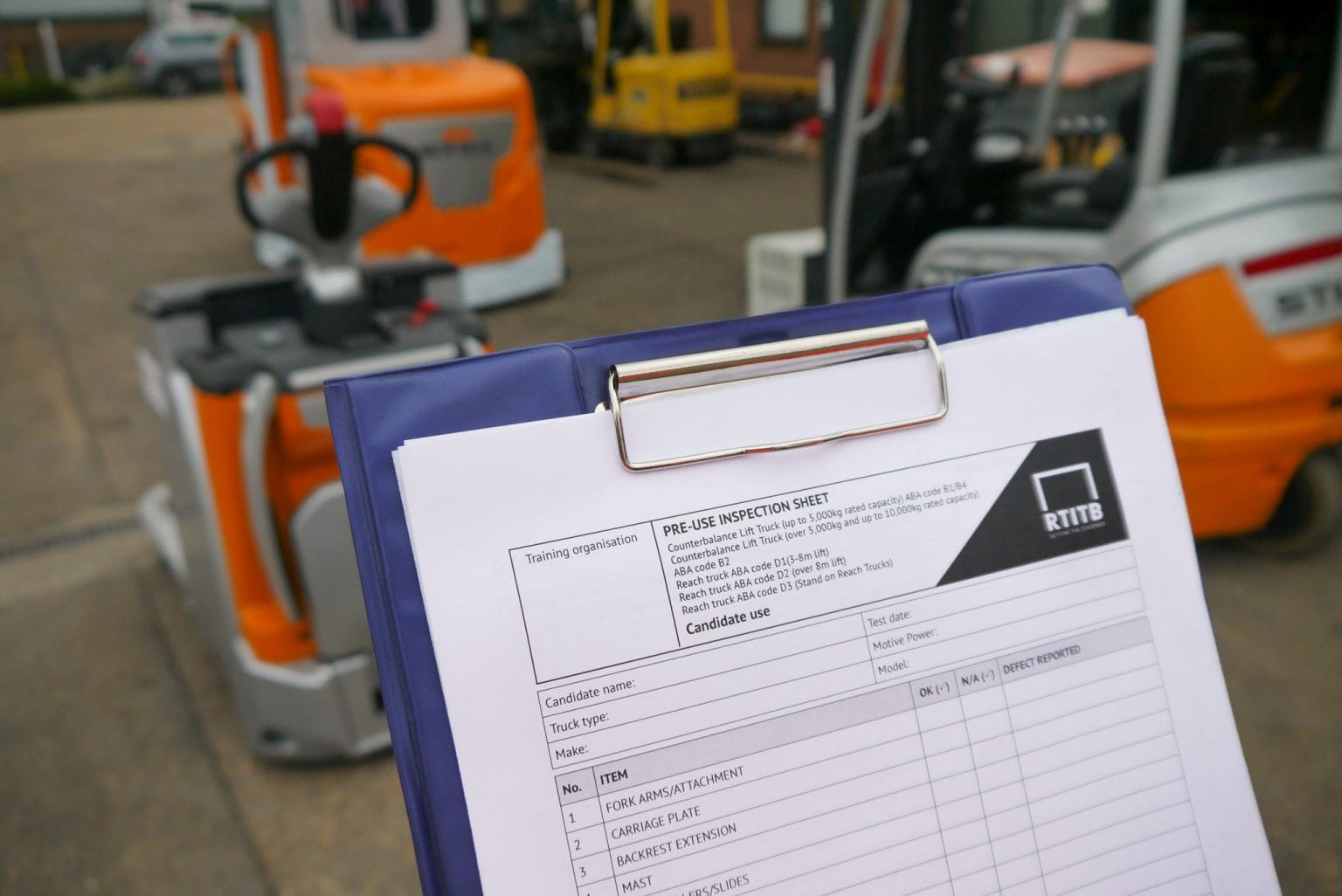 Pre Shift Inspection Training | Acclaim Handling